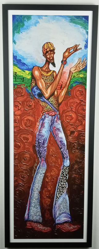 "Disco King" Custom Framed Print – Mahogany Makers