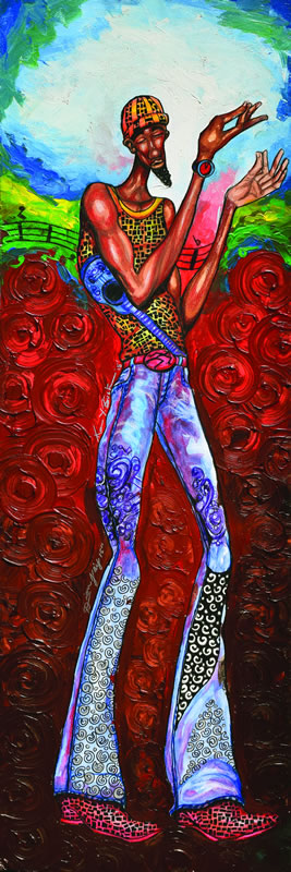 "Disco King" Custom Framed Print – Mahogany Makers