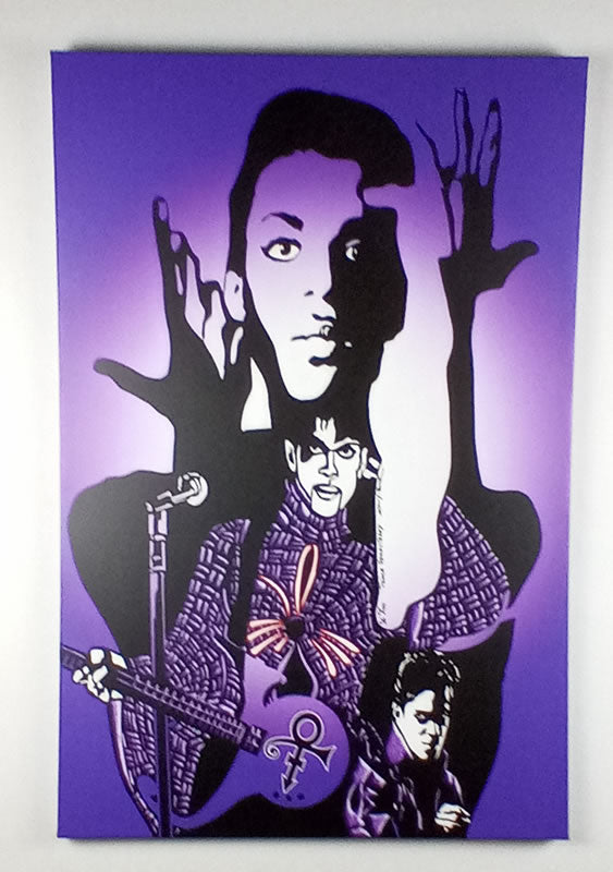Prince Purple Rain Stencil